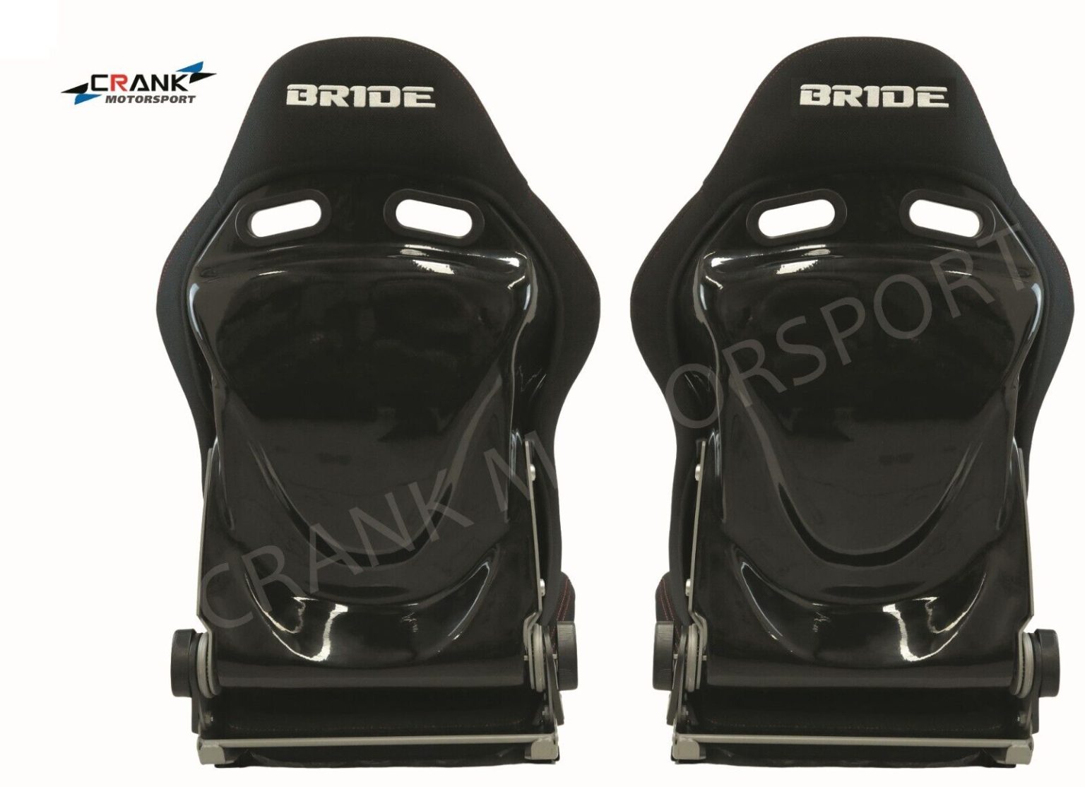 2x Bride Stradia Fiberglass Full Black Gradient Recliner Seat – ADR ...