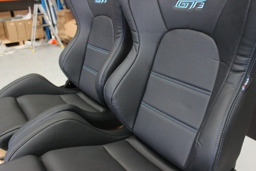 2x Crank Motorsport GT3 Ultra Hard-Wearing PVC Vinyl Racing Seats – Car ...