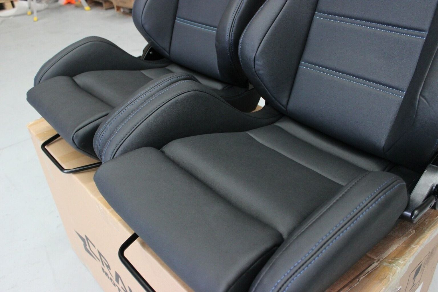 2x Crank Motorsport GT3 Ultra Hard-Wearing PVC Vinyl Racing Seats – Car ...