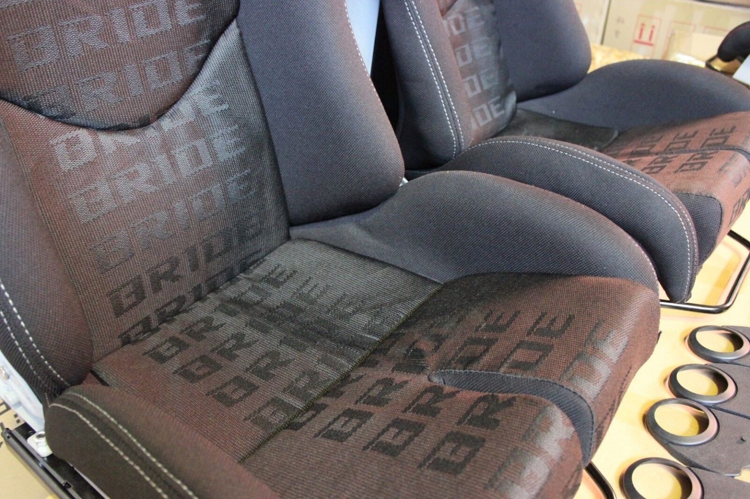 2x Bride Seat stradia lowmax, Black Fiberglass Bride Japan with ...