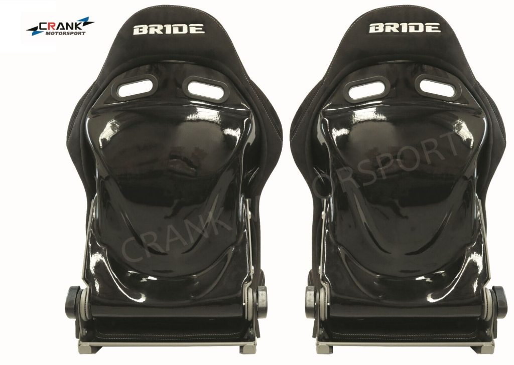 2x Bride Stradia Fiberglass Alcantara Recliner Seats – ADR Approved, AU ...