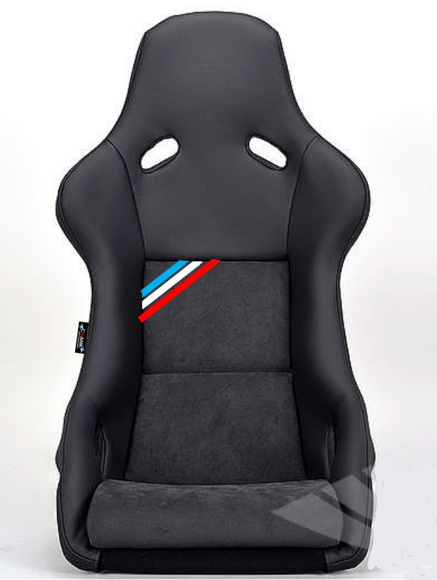 1x Bride VIOS II Fixed Red Fibreglass, Grey or Full black Car Racing ...