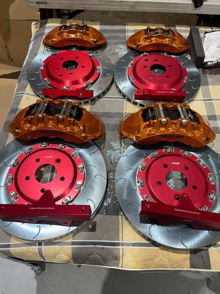 R35 GTR brake kit to suit Skyline R32 R33 R34 - Cross Drilled Discs ...