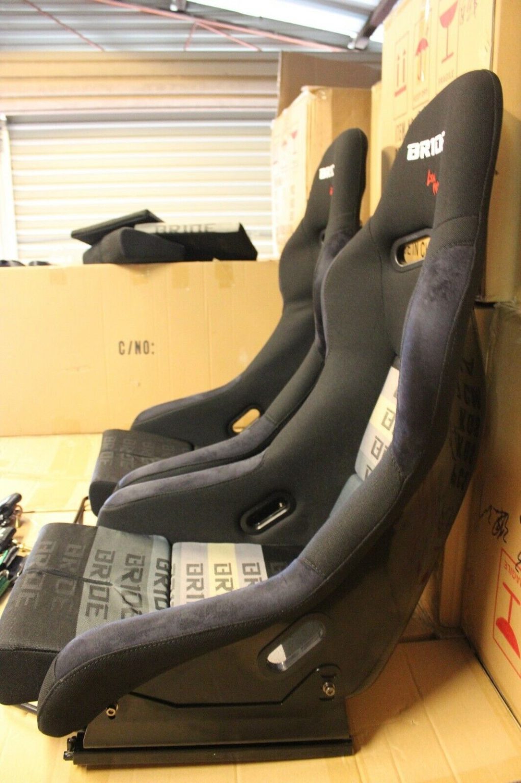1x Bride VIOS II Fixed Back Fibreglass Racing Seat – Grey or Full Black ...