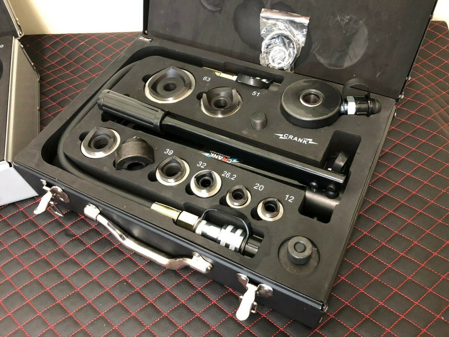 Crank Motorsport 36 Pcs Dimple Die Hole Punch Set – 16–63 mm Cut, 1/2–2 ...